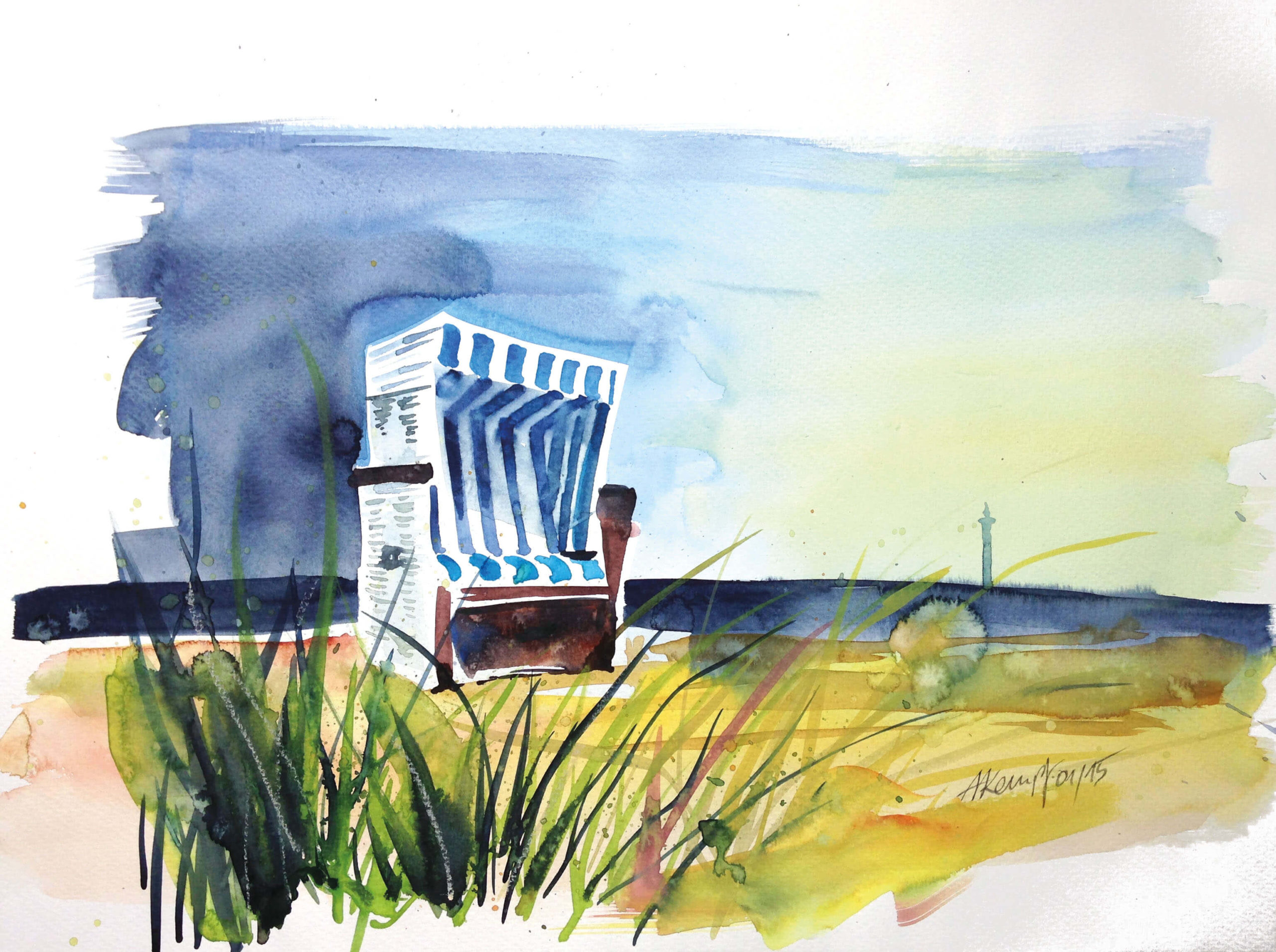 Strandkorb, Nordsee - Küstenblicke