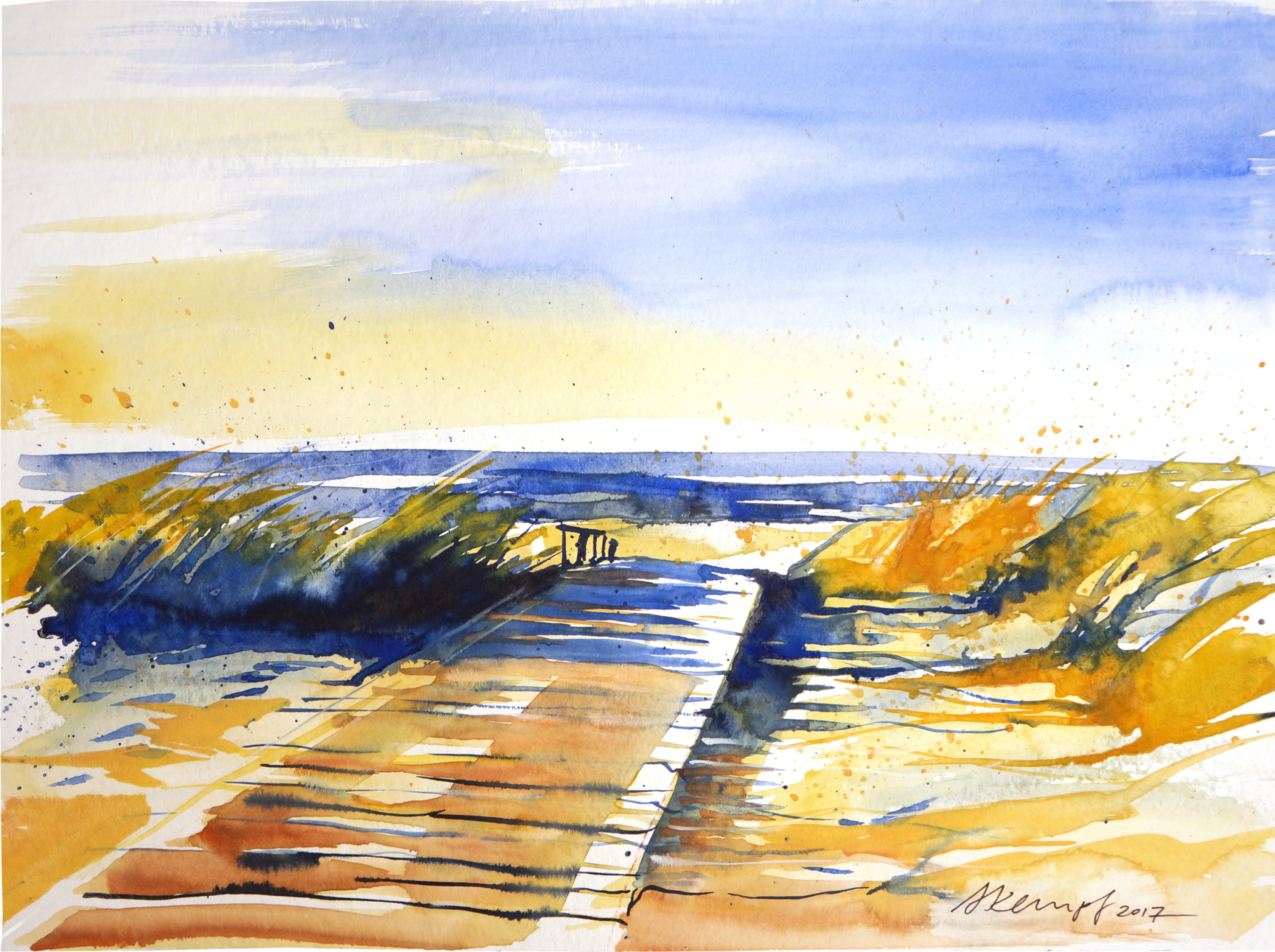 Strandweg, Nordsee - Küstenblicke